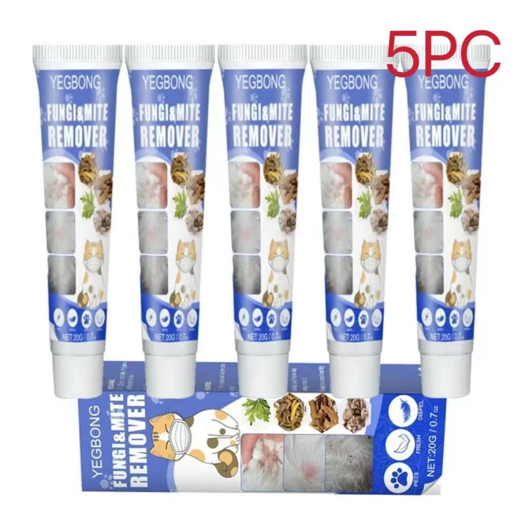 4PC Pet Skin Cream Treatment Ringworm Mites Anti-Itch Treats Stubborn ...