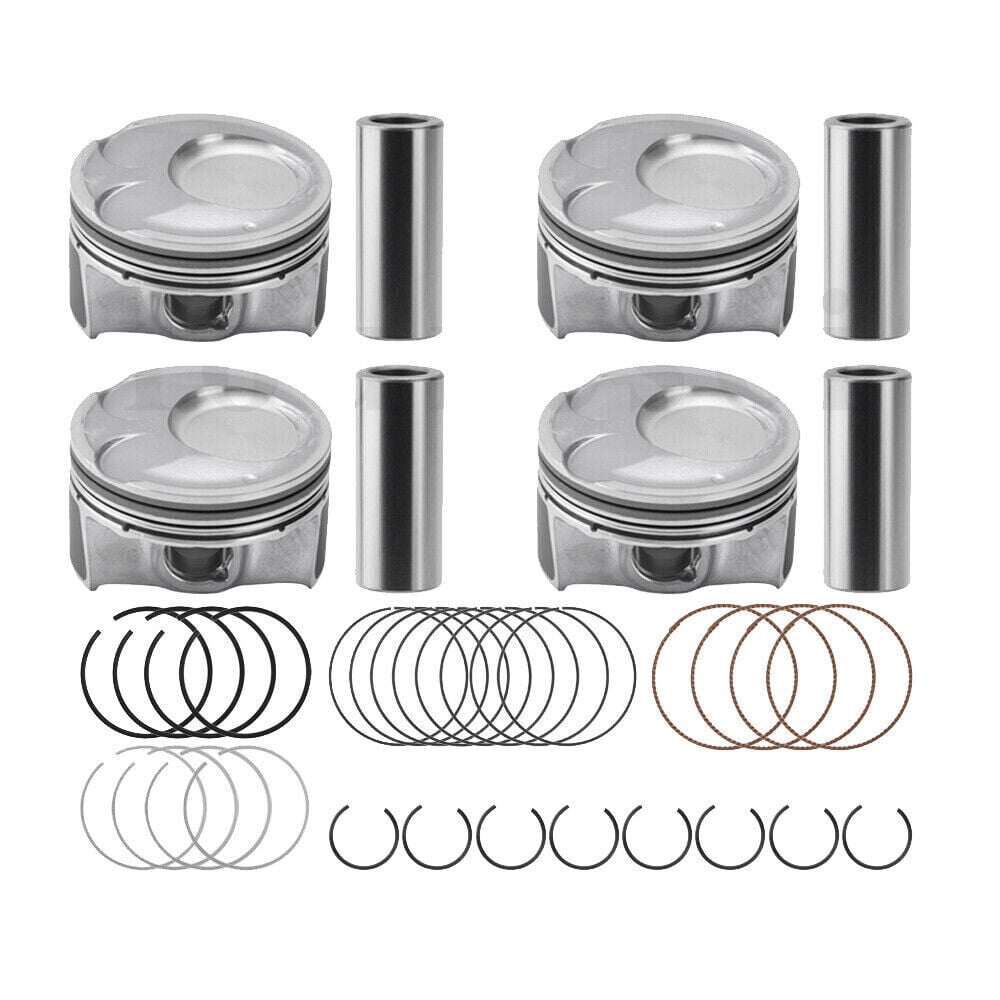 4PC Piston & Rings kit 230412E210 For 2014-2018 Hyundai Kia Soul 2.0L ...