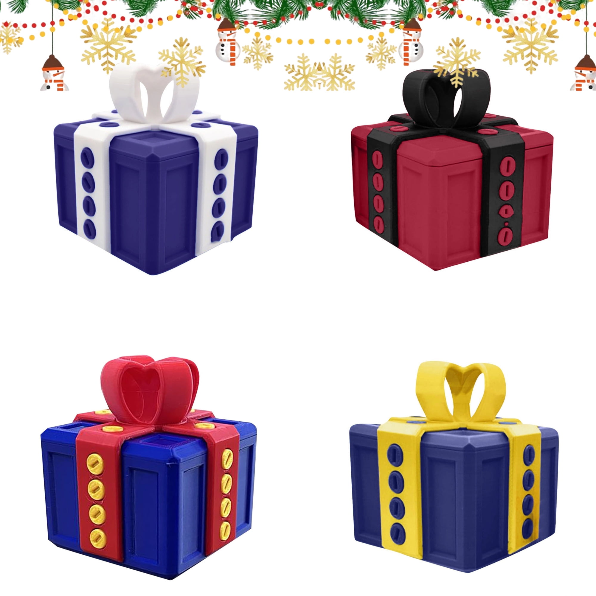 4PC The Prank Box – Funny Box,Hilarious 3D Printed Annoying Gift Box ...