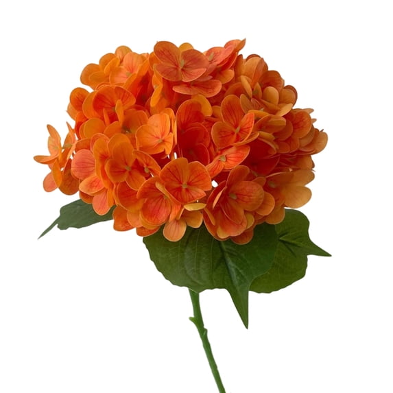 4PC Saffron Minibee Artificial Hydrangea UV Resistant Fake Plant for ...