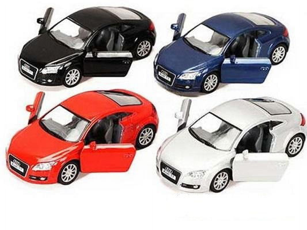 4PC Set: 5" Kinsmart 2008 Audi TT Coupe Diecast Model Toy Car 1:32 ...