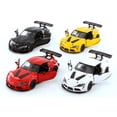 4PC Set- Kinsmart 5" Toyota GR Supra Racing Concept 1:36 Diecast Model ...