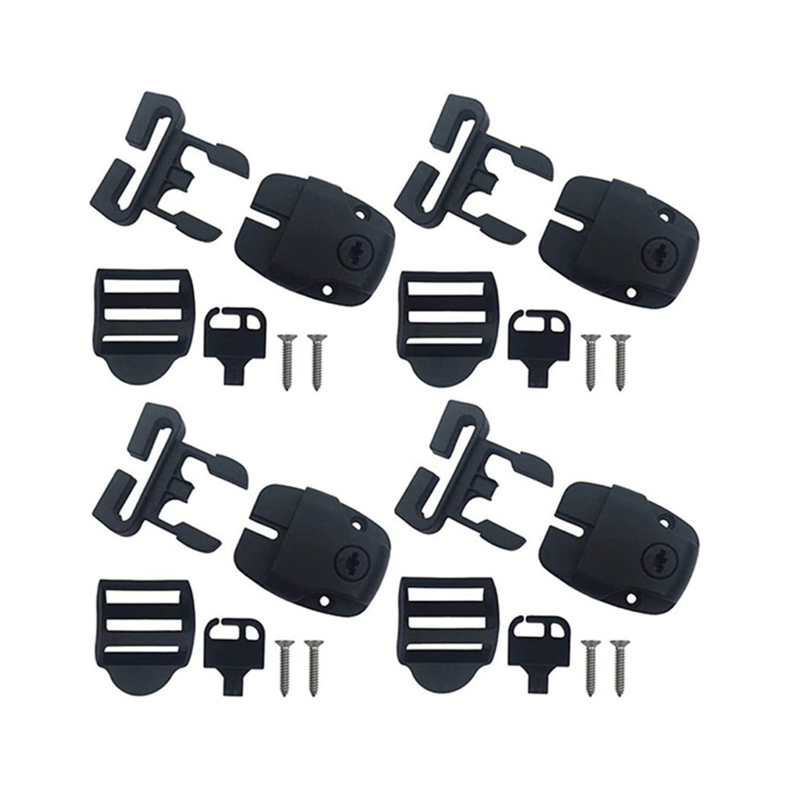 4PC Spa Hot Tub Cover Repair Kit with Slot,Latches,Clip Lock & Keys for ...