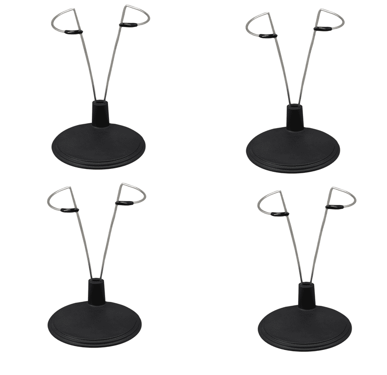 4PC Stand Plush Toy Fixing Stand Action Figures Support Display Stands ...