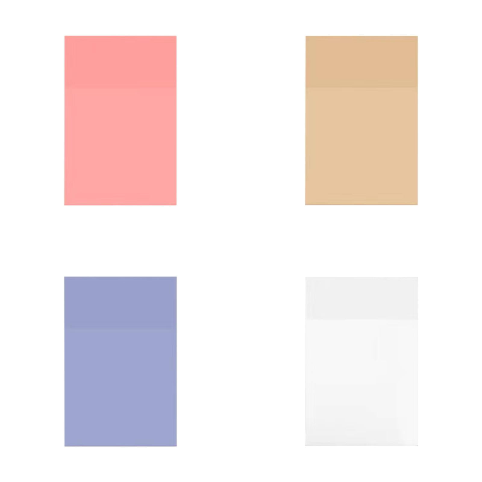 4PC Sticky Notes 3" x 2" 200 Sheets Blank Note Cube Colorful Memo Cube ...