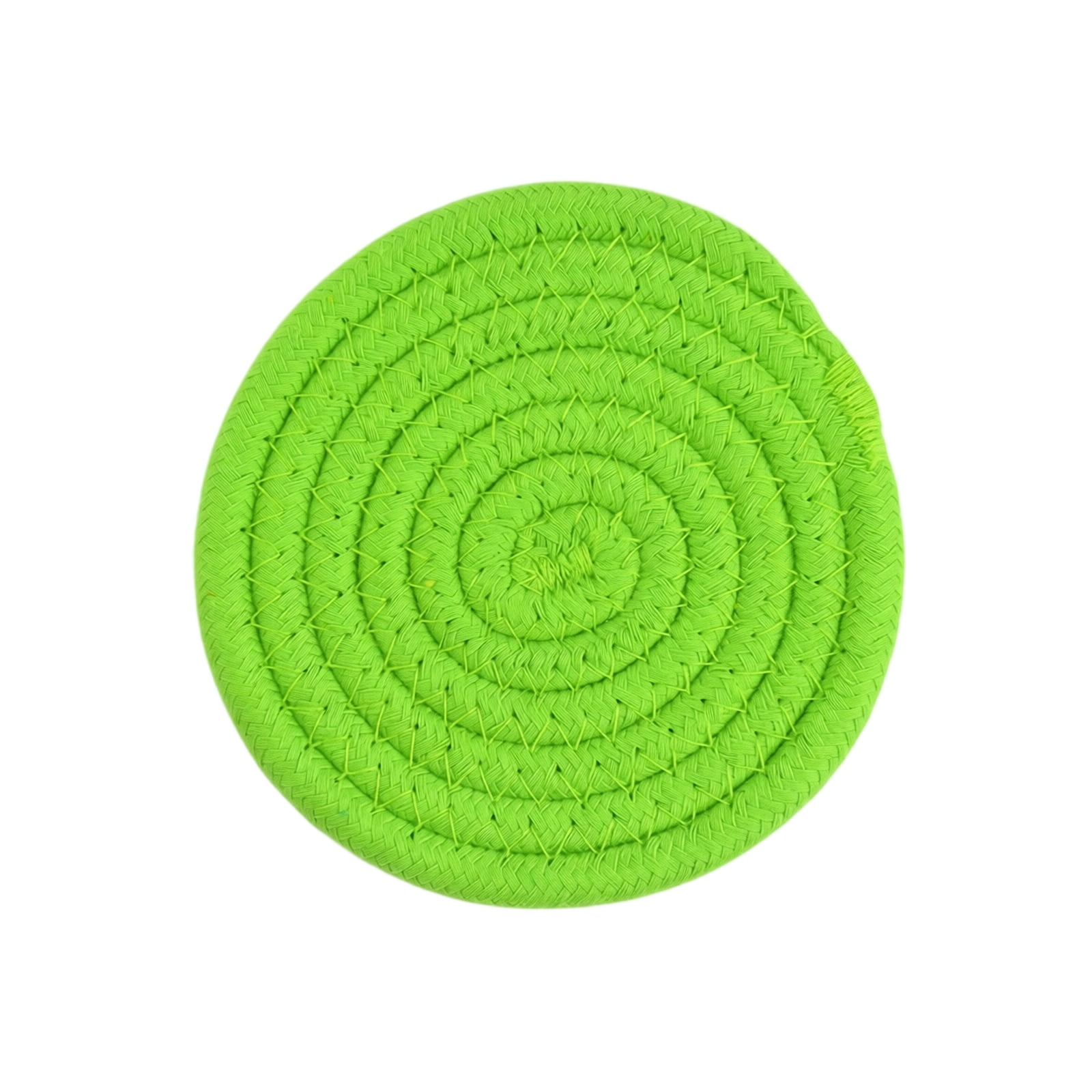 4PC T Minibee Round Woven Coasters 4.33 Inch Heat Resistant for Kitchen ...