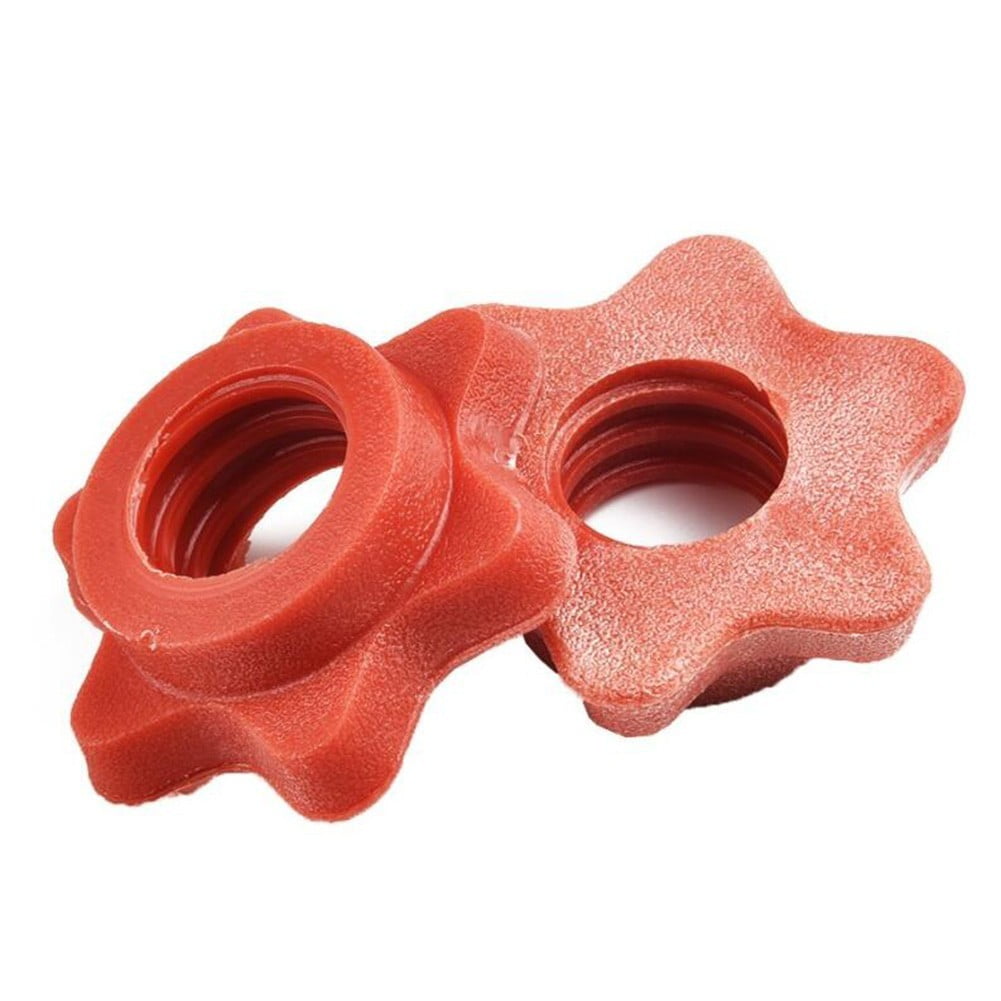 4PC Weight Check Nut Barbell Bar Clips Lock Screw Dumbbell Lock Collars ...