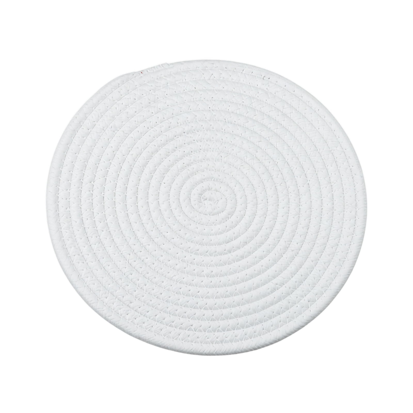 4PC White Minibee Heat Resistant Cotton Rope Placemat 4.33 Inch for ...