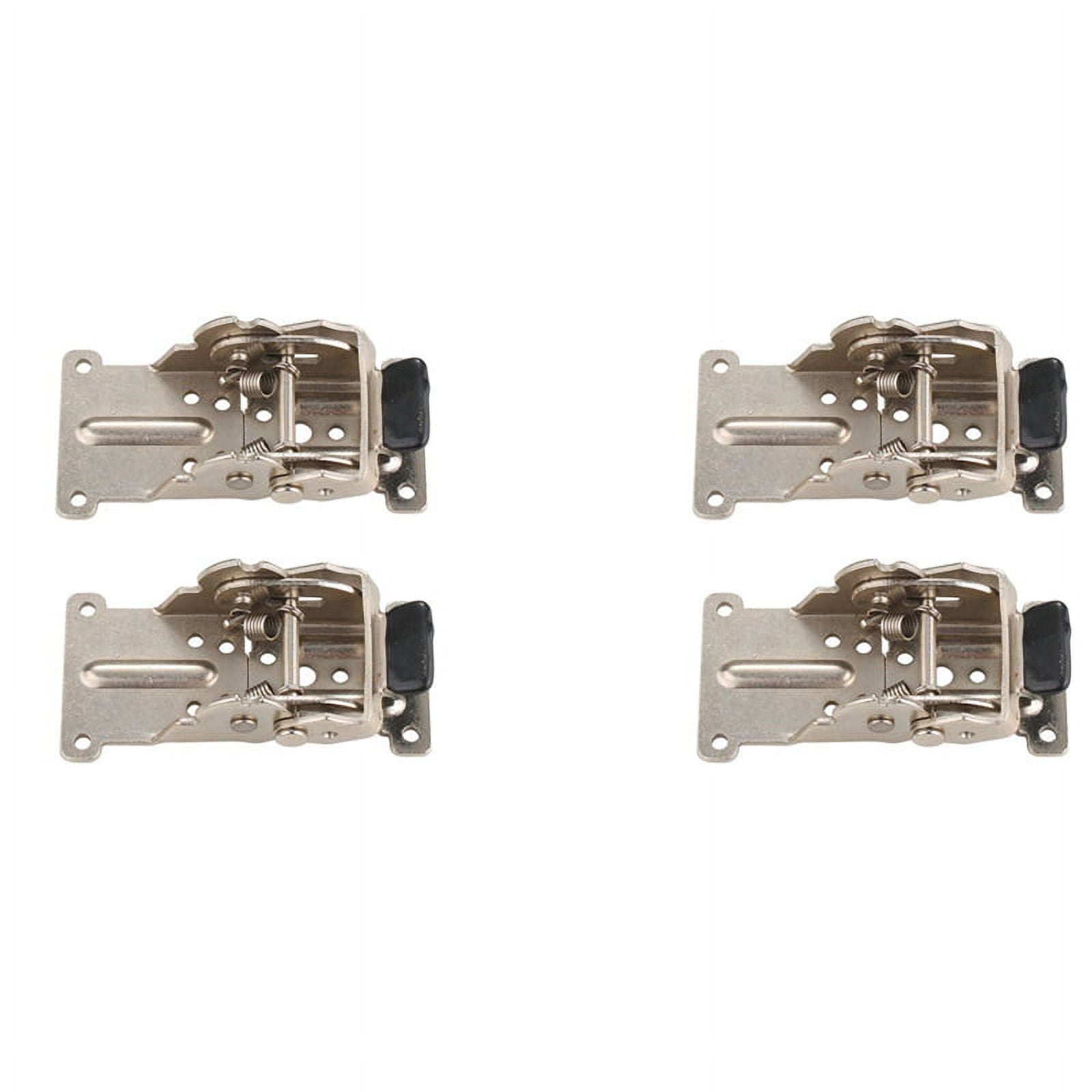 4PCS 090180 Degree SelfLocking Folding Hinge Table Legs Silver Folding ...