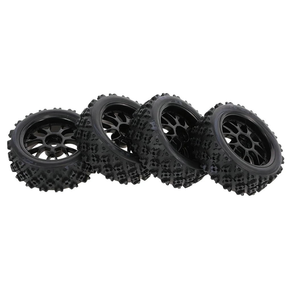 4PCS 1/10 RC Buggy Tyre for 1/10 HSP Redcat Traxxas Tamiya HPI RC Car ...