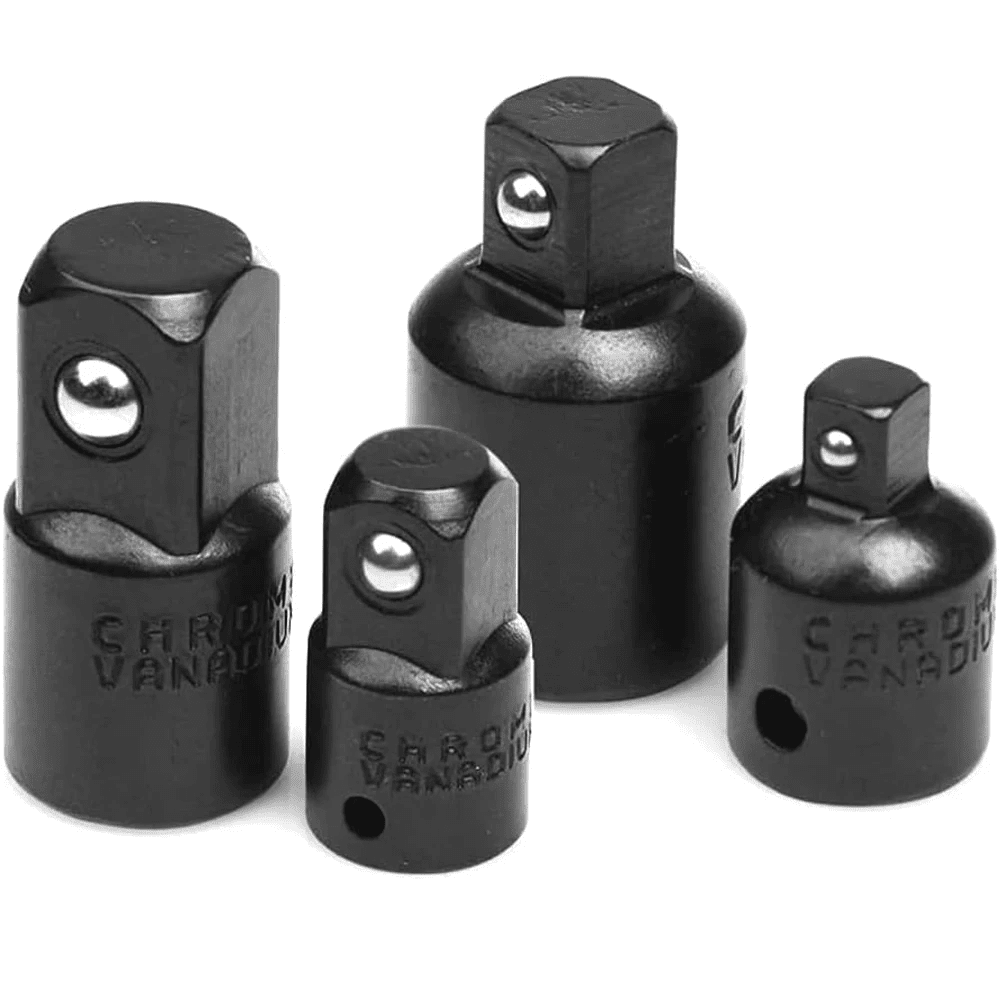 4PCS 1/2 3/8 1/4 inch Impact Socket Adapter Reducer Set Use Wrenches ...