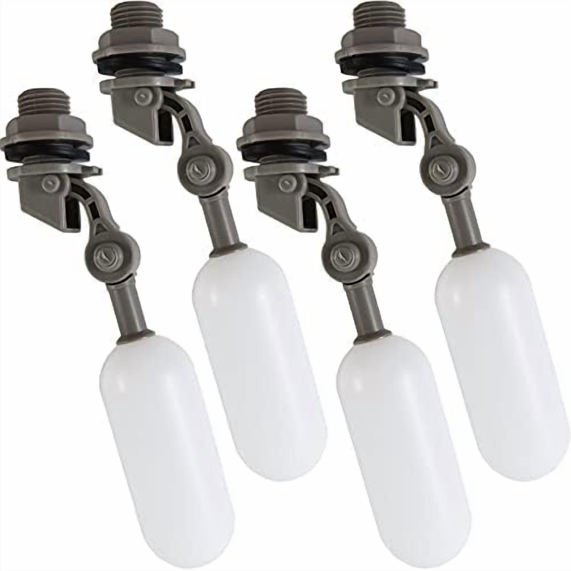4PCS 1/2 Inch Float Ball Valve Plastic Water Float Valve Mini Plastic ...