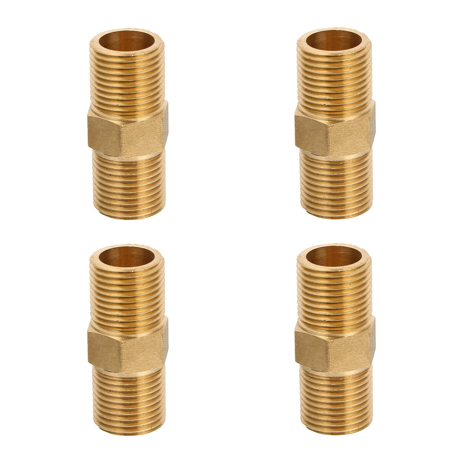 4PCS 1/2 inch NPT Pipe Fitting Brass Quick Release Water Pipe Gas Pipe ...