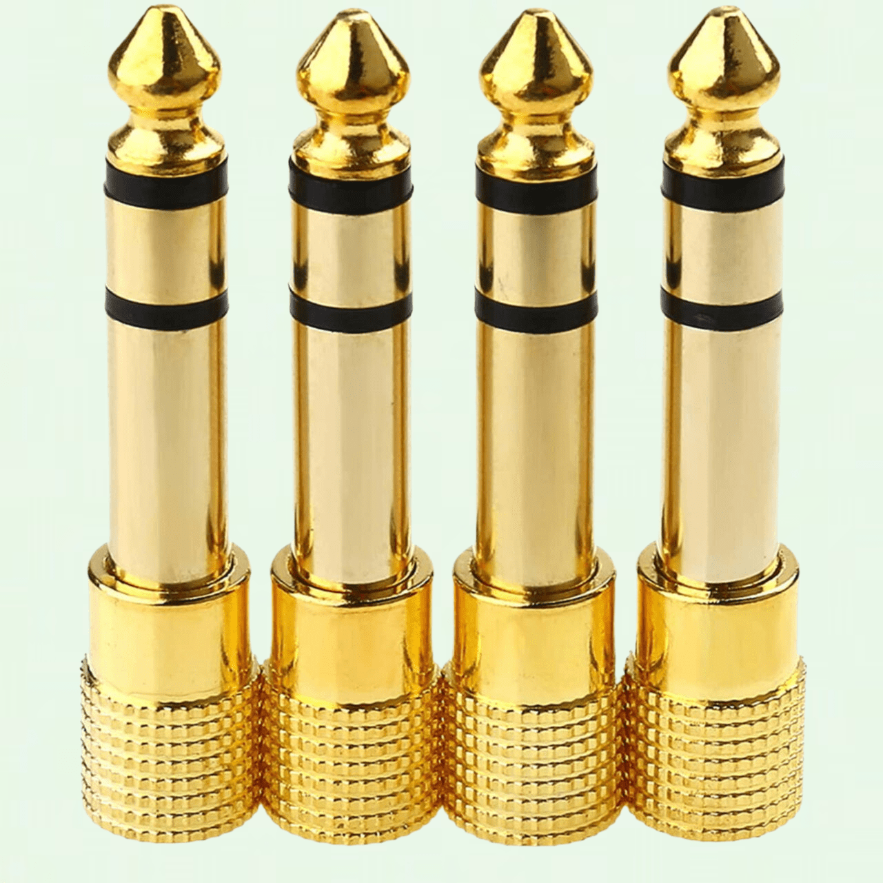 4PCS 1/4'' to 3.5mm Stereo Headphone Adapters, Premium 3.5mm Female to ...