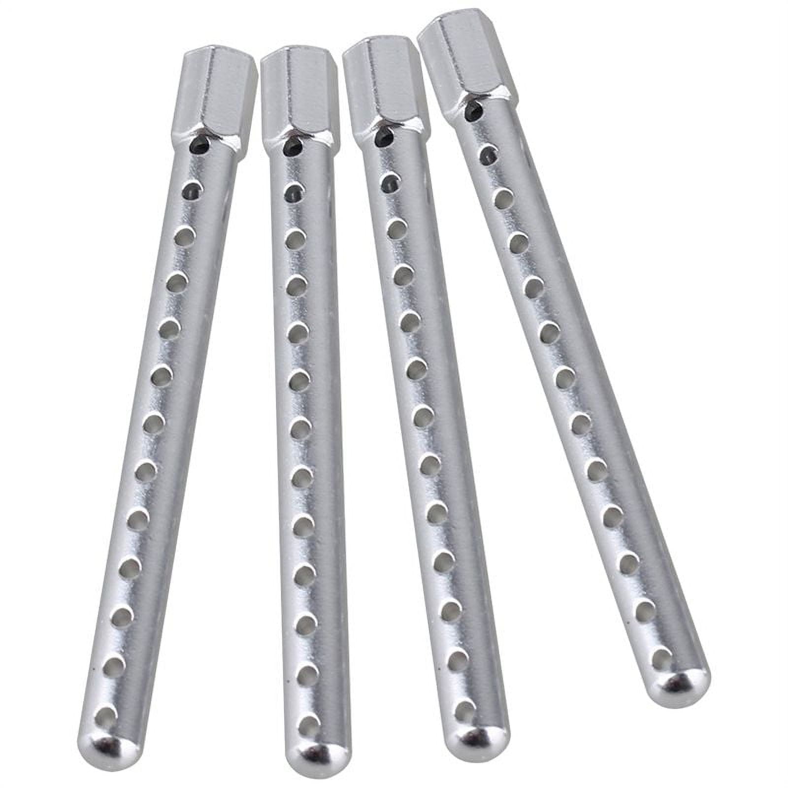 4PCS 102037 Silver Aluminum RC1:10 Alloy Body Post Mounts for Road ...