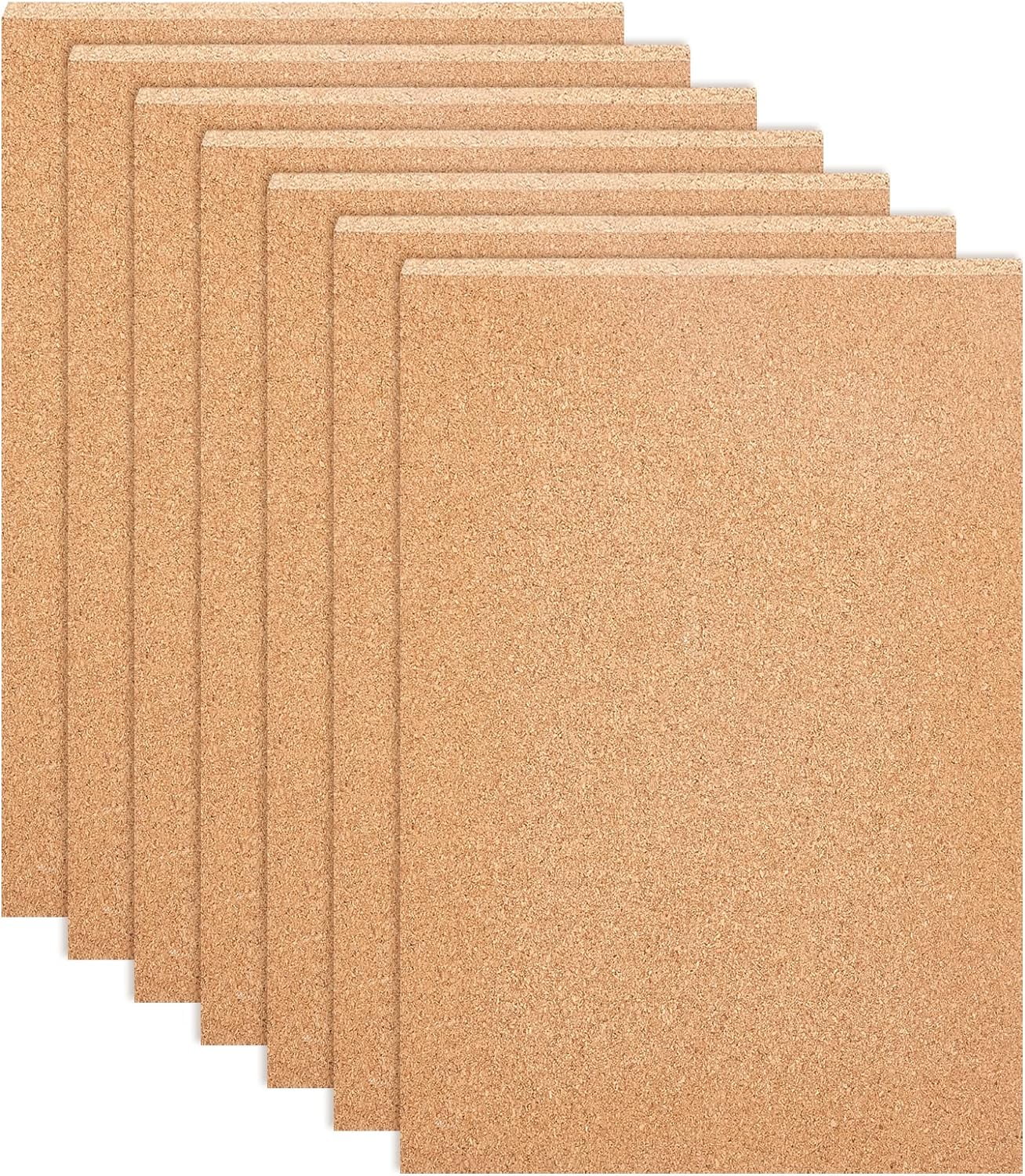 4PCS 11.8x8.26 Inch Cork Sheets Cork Board with Adhesive Back (8.5mm ...