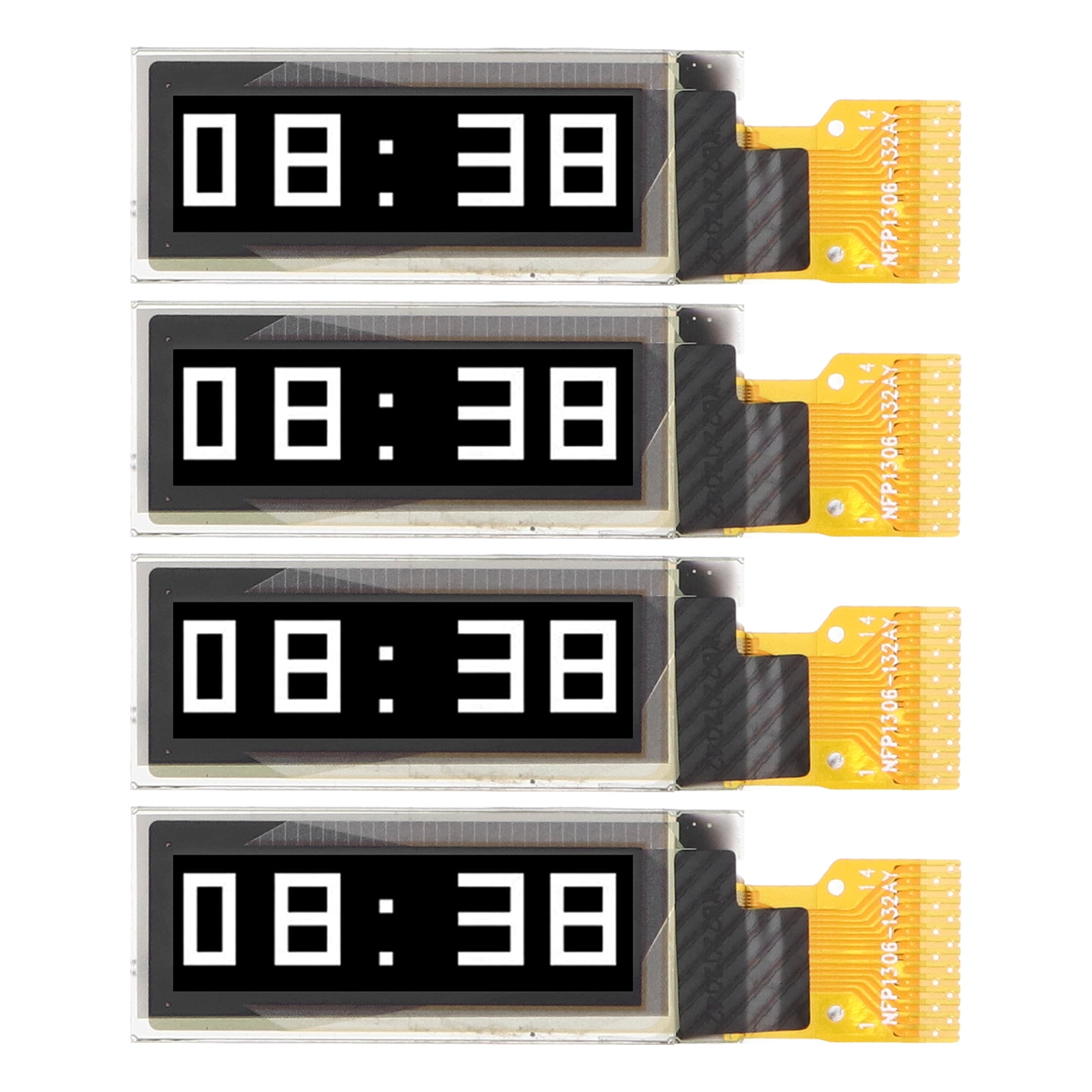 4PCS 14PIN 0.91in Display Module with IIC Interface 128x32 Organic ...