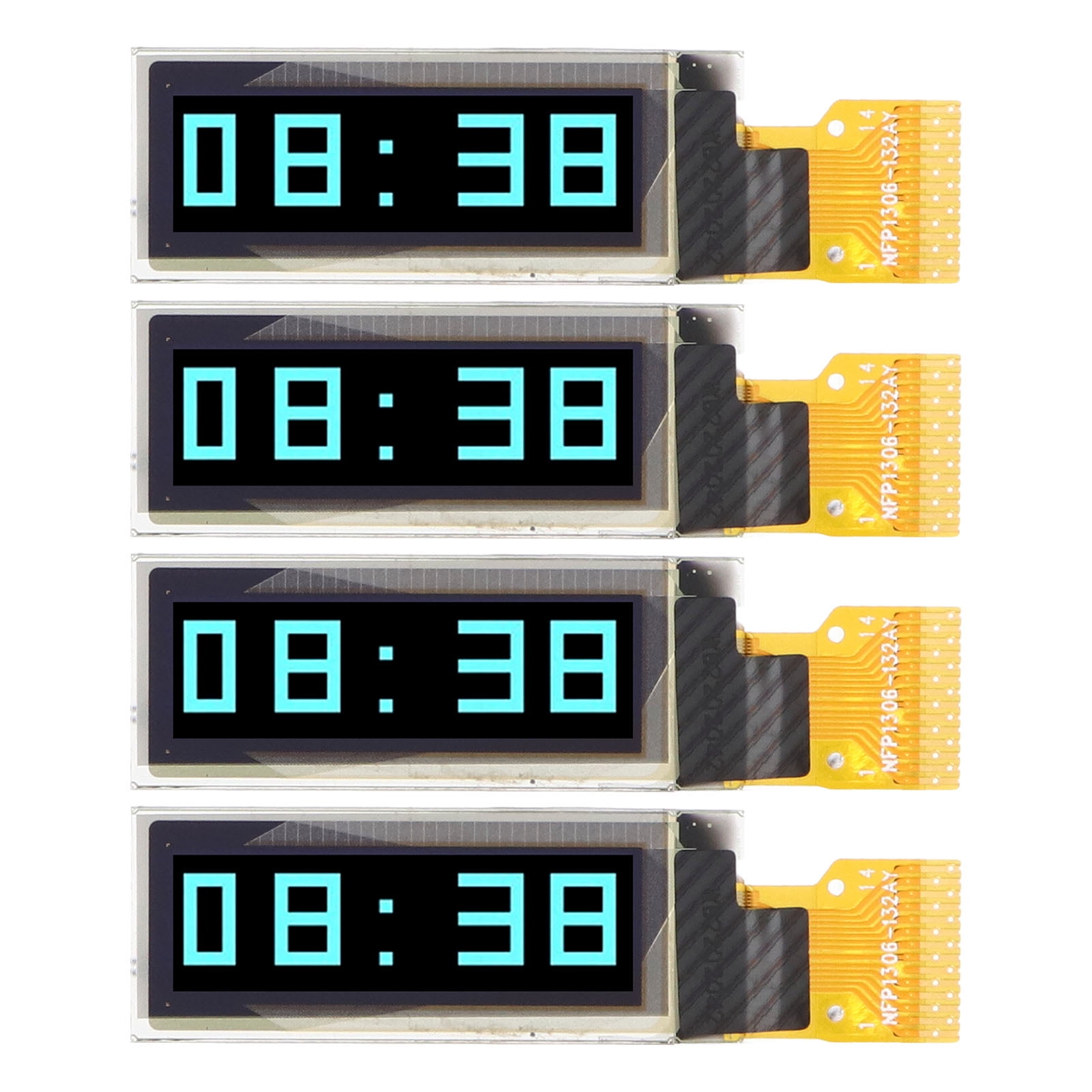 4PCS 14PIN 0.91in Display Module with IIC Interface 128x32 Organic ...