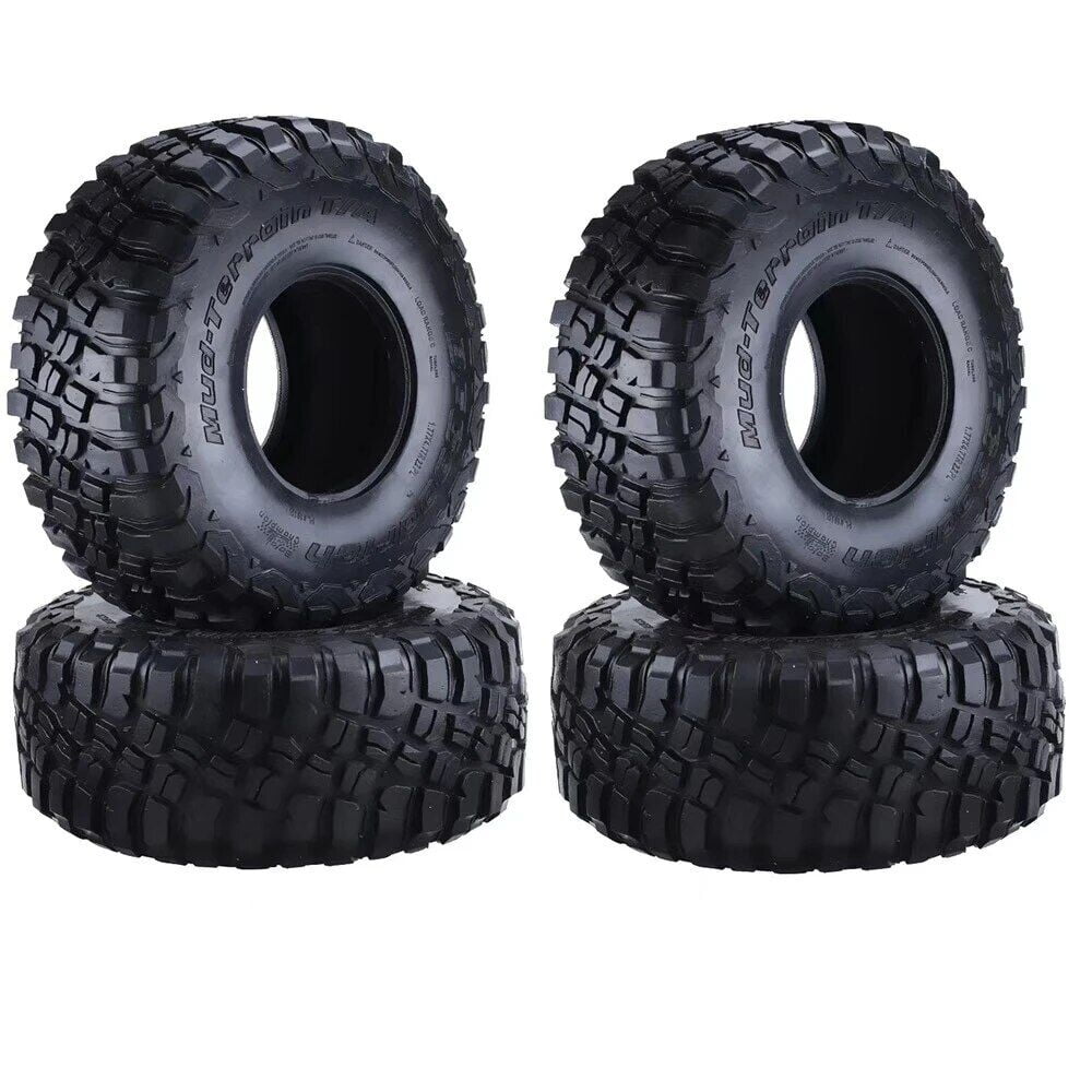 4PCS 2.2 inch Rock Buggy Bully Comp Wheel Tires 120*46mm for RC Crawler ...