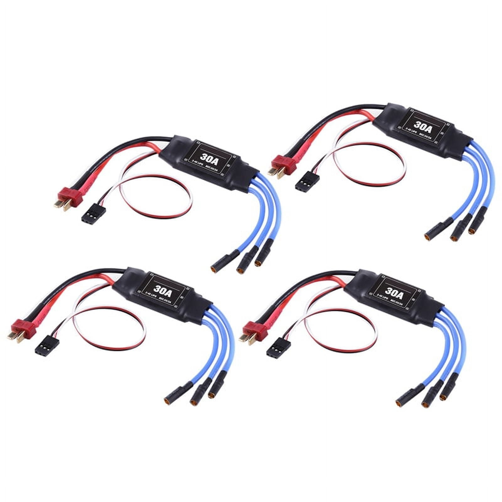 4PCS 2-4S 30A RC Brushless ESC T Plug Electric Speed Controller 5V 2A ...