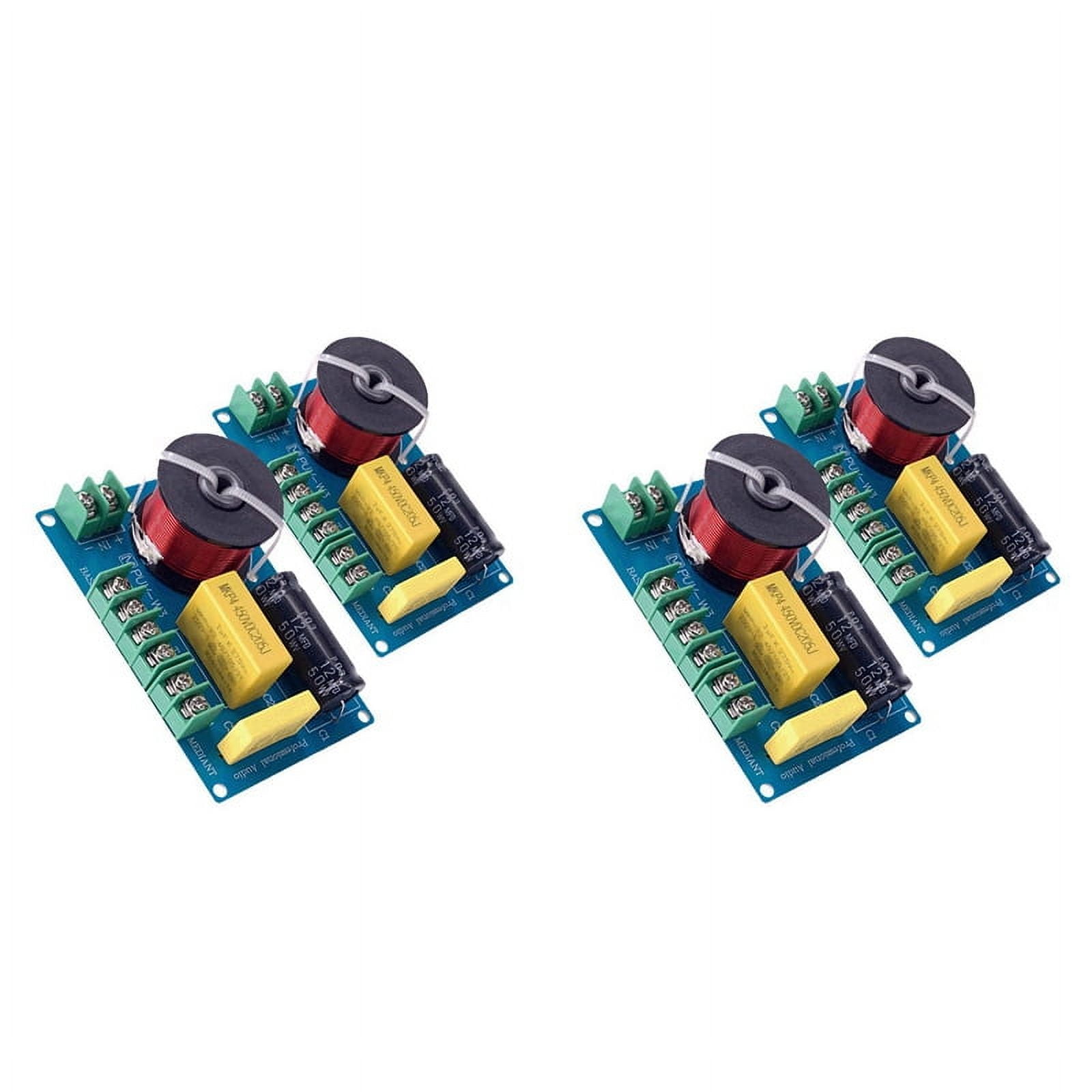 4PCS 200W 3-Way Audio Hifi Filter Circuit Board Stereo Speaker ...