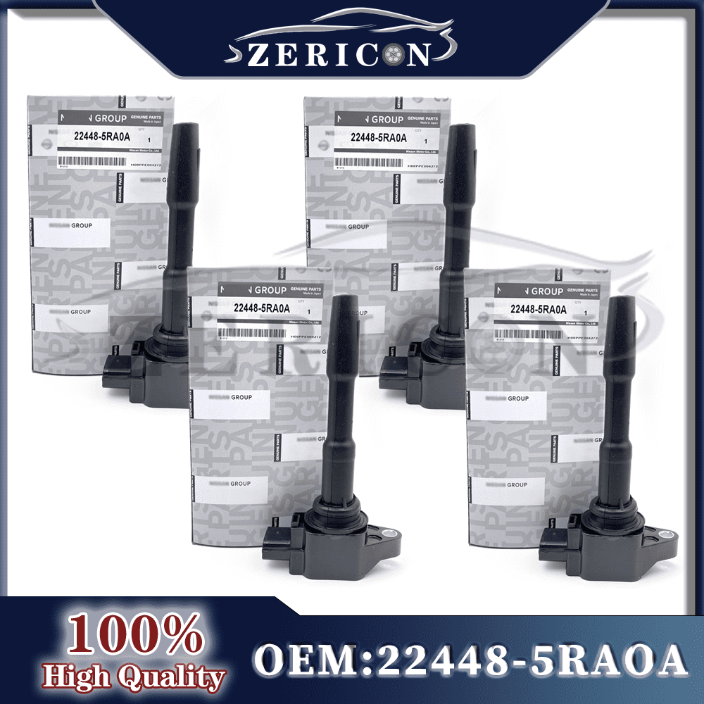 4PCS 22448-5RA0A Ignition Coil For Nissan Sentra X-Trail Altima Infiniti Versa M56 FX50 QX60 ...