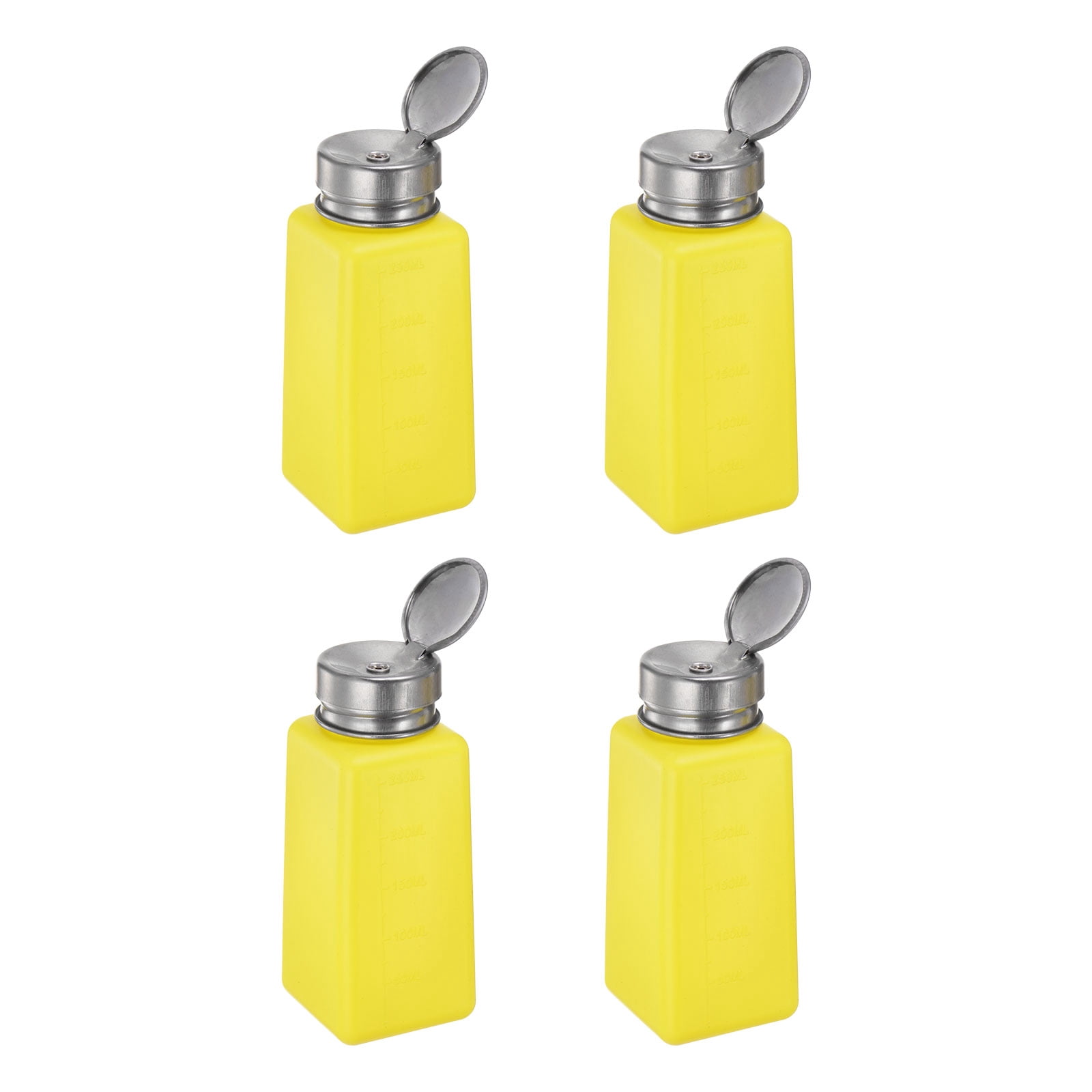 4PCS 250ML(8.5oz) Push Down Alcohol Dispenser Pump Liquid Press Empty ...