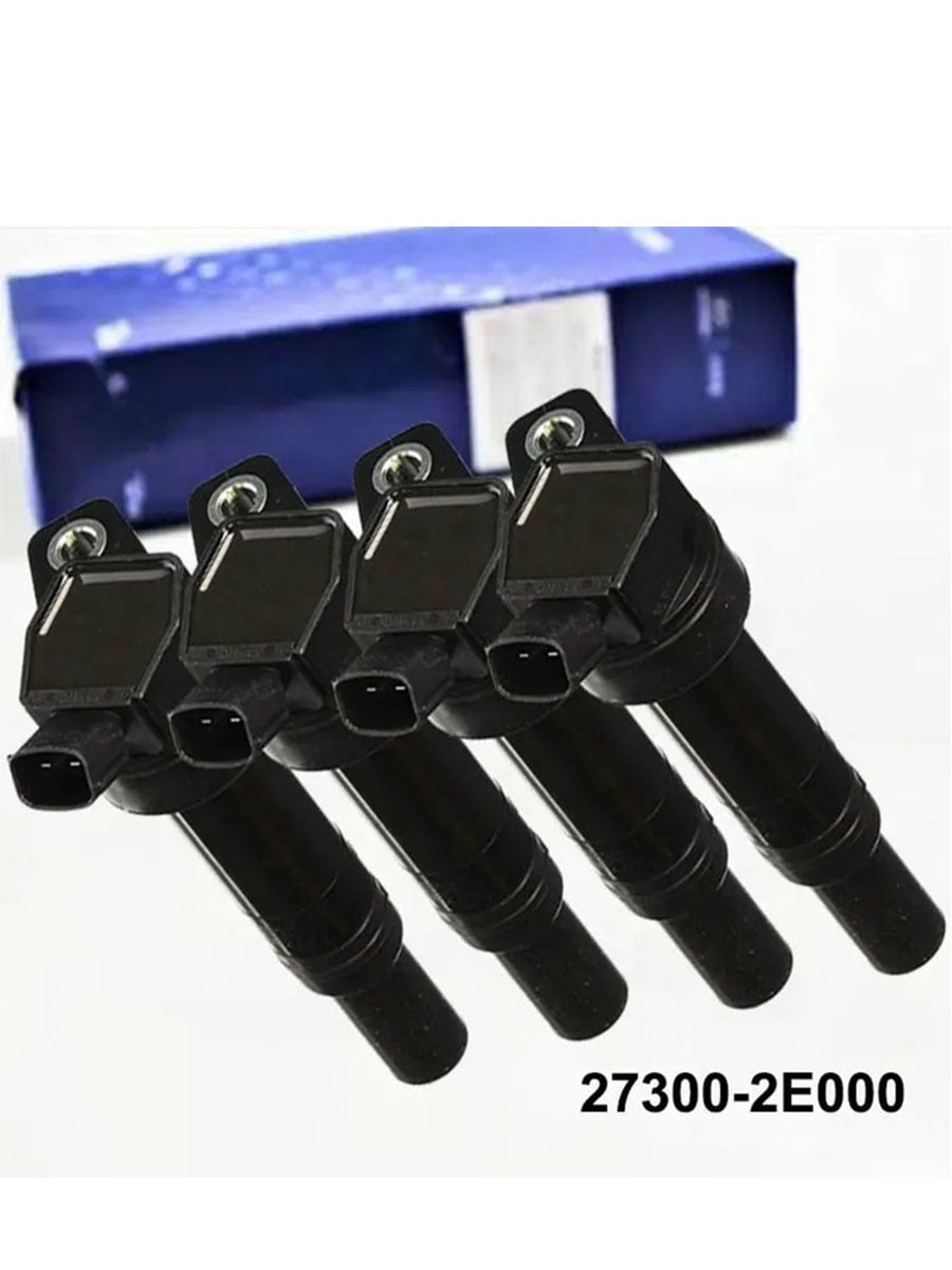 4PCS 27300-2E000 Car Ignition Coils For Hyundai Elantra Kia Soul Forte 1.8L 2.0L 2011 2012 2013 ...