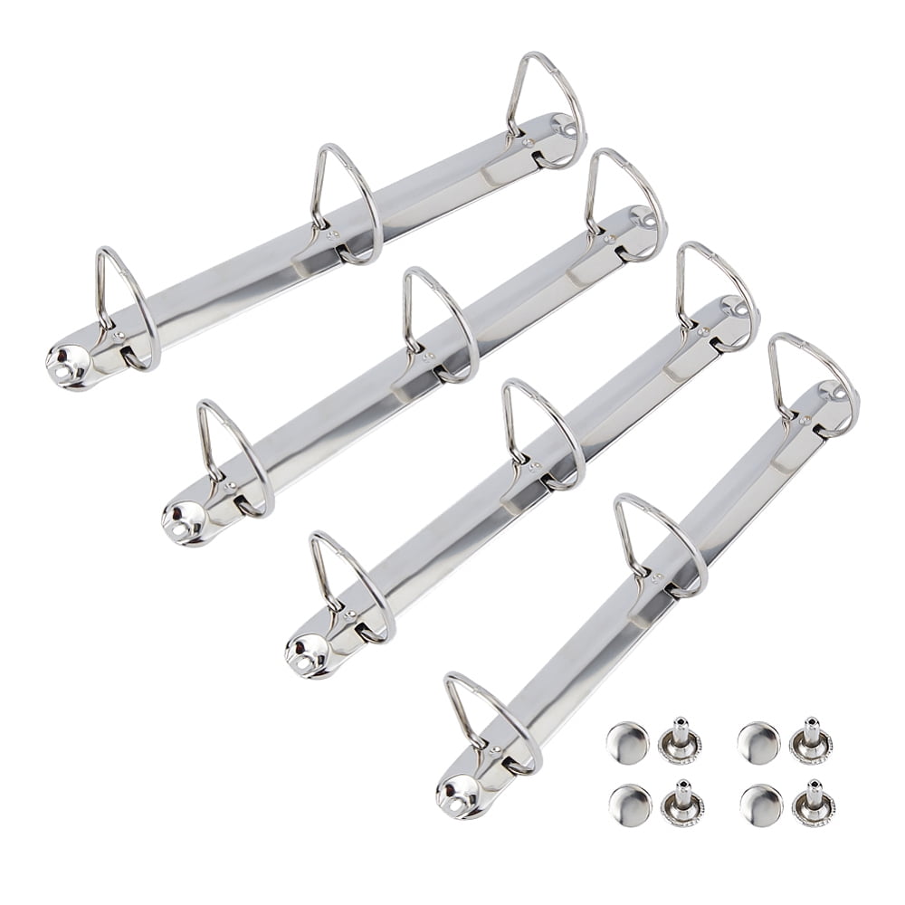 4PCS 3-Ring Binder Mechanism A4 Notebook Mechanism Replacement Kit ...