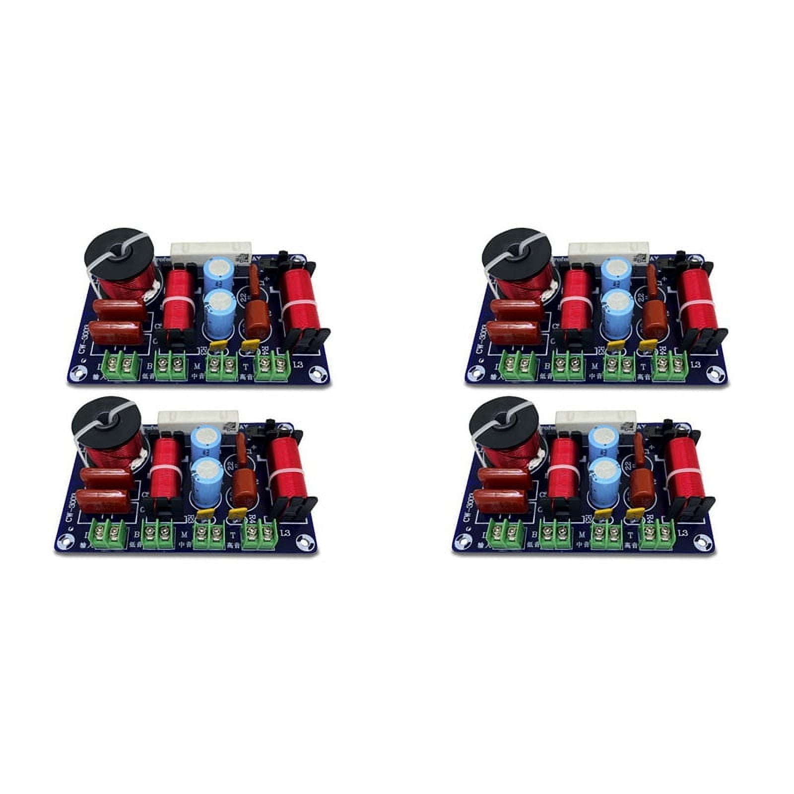 4PCS 3-Way 250W 850/5200Hz Frequency Divider DIY Speaker Filter Circuit Treble Medium Hifi ...