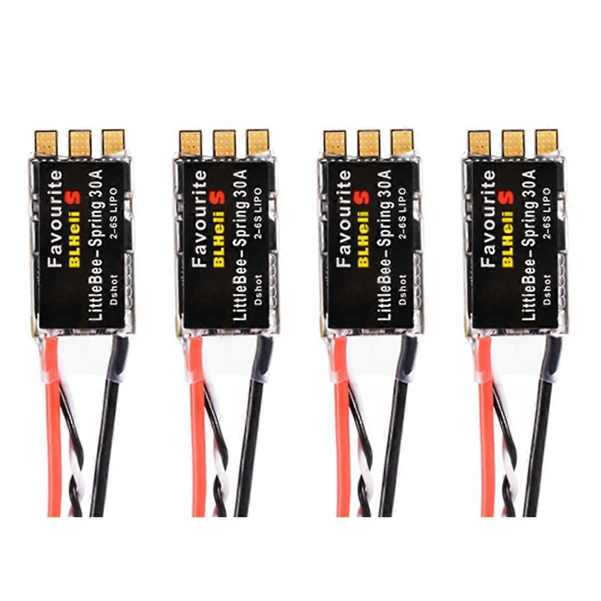 4PCS 30A ESC BLHeli-S Electronic Speed Controller Support DSHOT600 ...