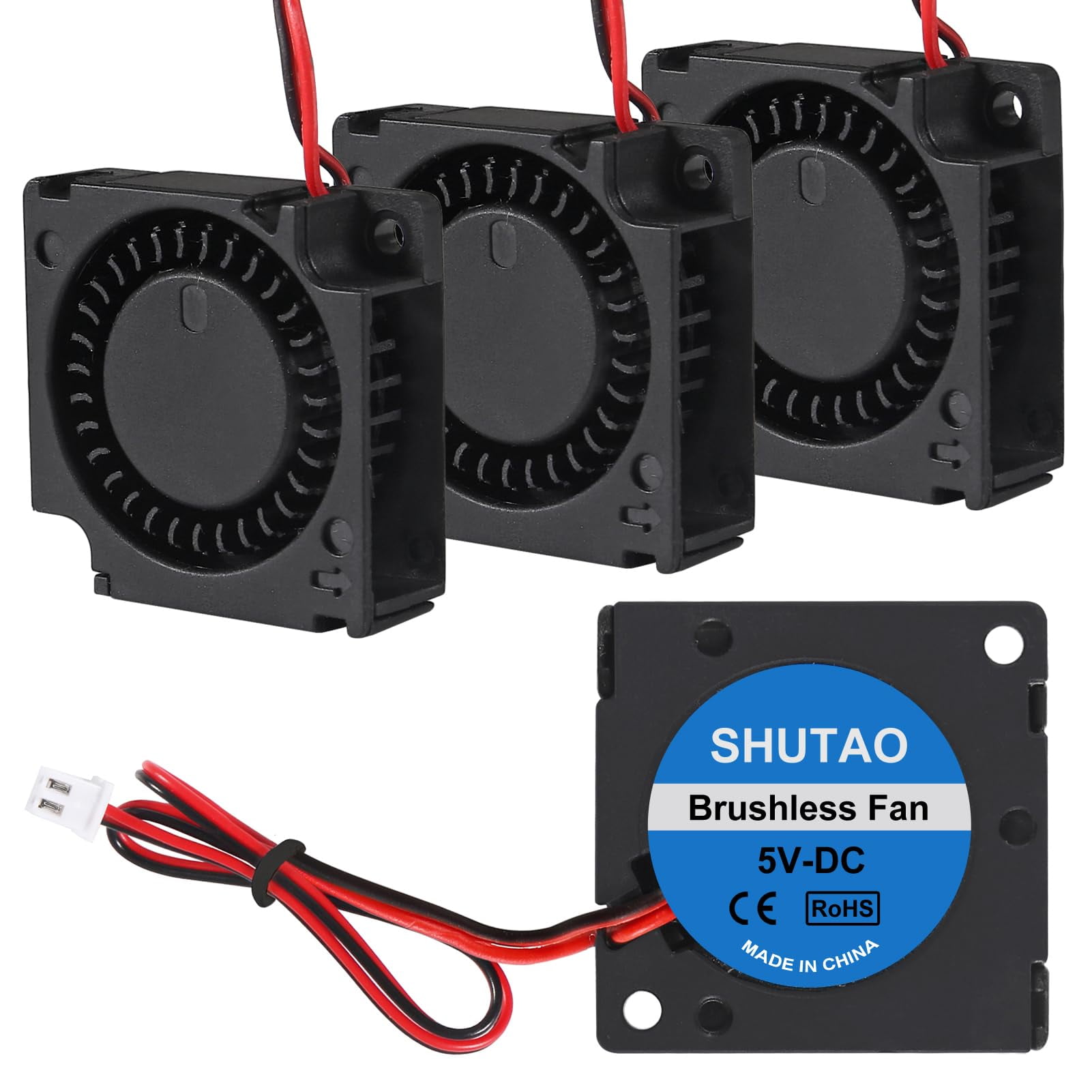 4PCS 30mm Blower Fan SSF20 3010 5V 3D Printer Cooling Fan 30mm x 10mm ...