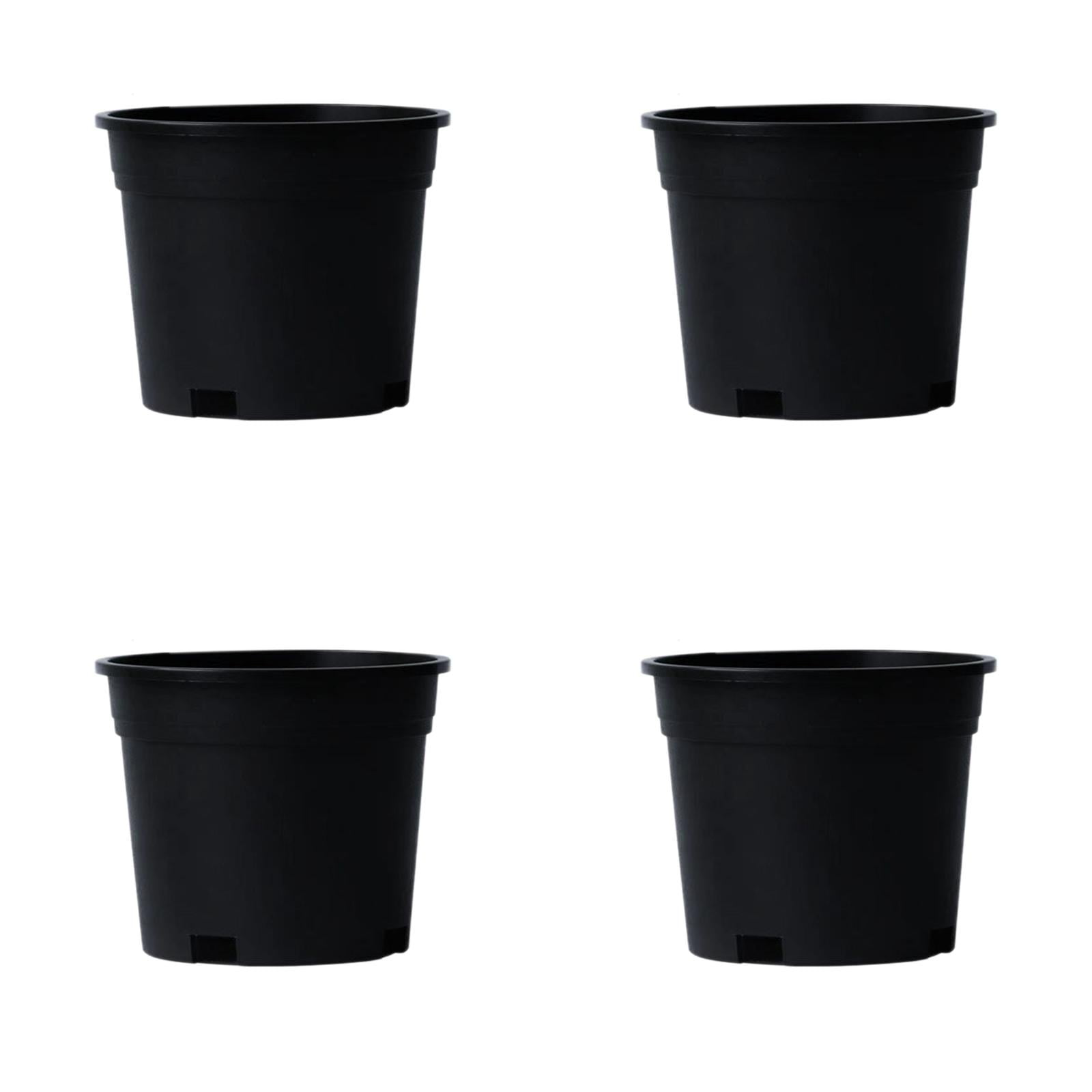 4PCS 3Gallon Flexible Seedling Pots Thick Nursery Containers with ...