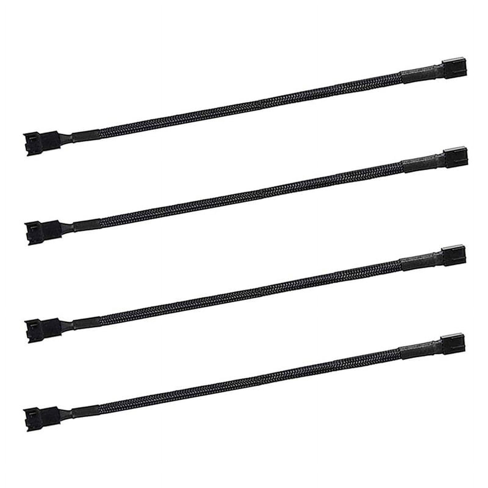 4PCS 4 Pin PWM Fan Extension Power Cable Connector Case Male to Female ...