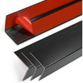 4PCS 45" Black Metal Corner Protectors, Aluminum Self Adhesive Guards ...