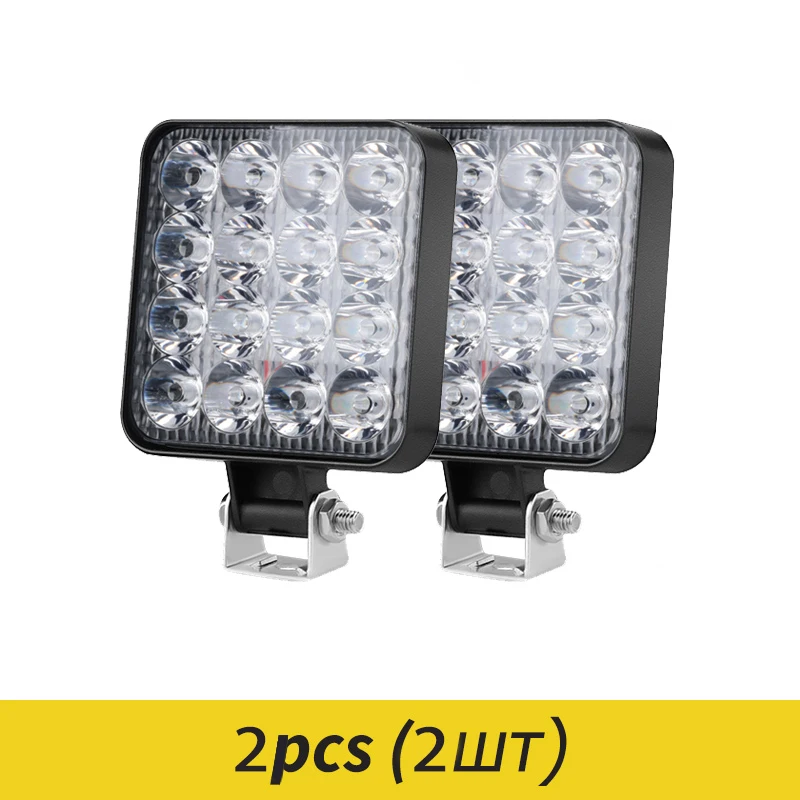 4PCS 48W Work Light White Mini LED Running Lights Bar Off road ...