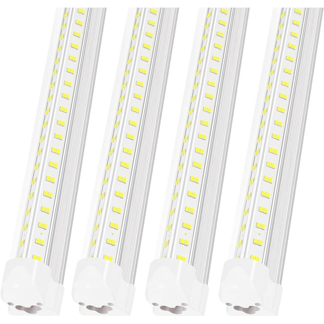 4PCS 4FT LED Shop Light, 60W 9000LM 5000K V Shape 4' Led Shop Light ...