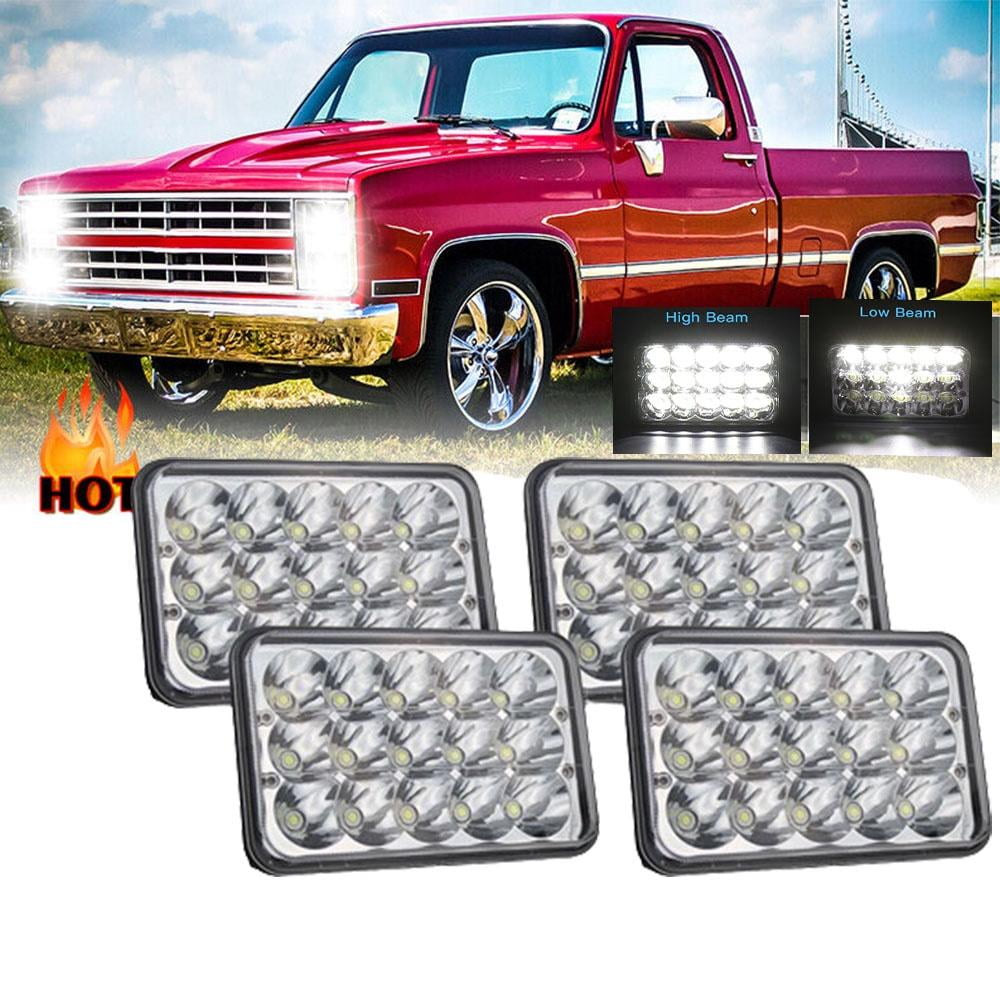 4PCS 4x6" LED Headlights Hi/Lo Beam for Chevrolet Monte Carlo SS 1980 ...