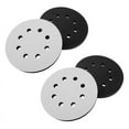 4PCS 5 Inch(125mm) 8-Hole Soft Sponge Interface Pad for Sanding Pads ...