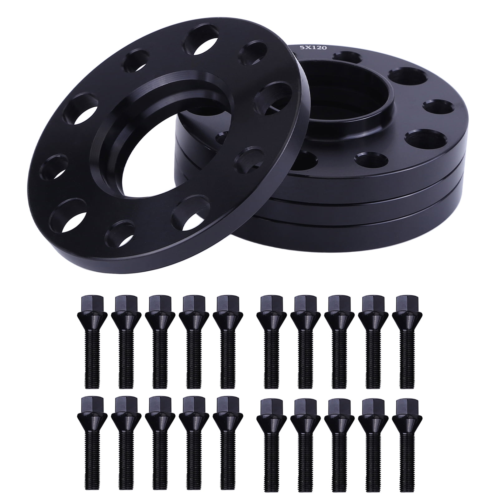 4PCS 5x120mm Hubcentric Wheel Spacers 12mm/15mm Enhances Stance Fits ...