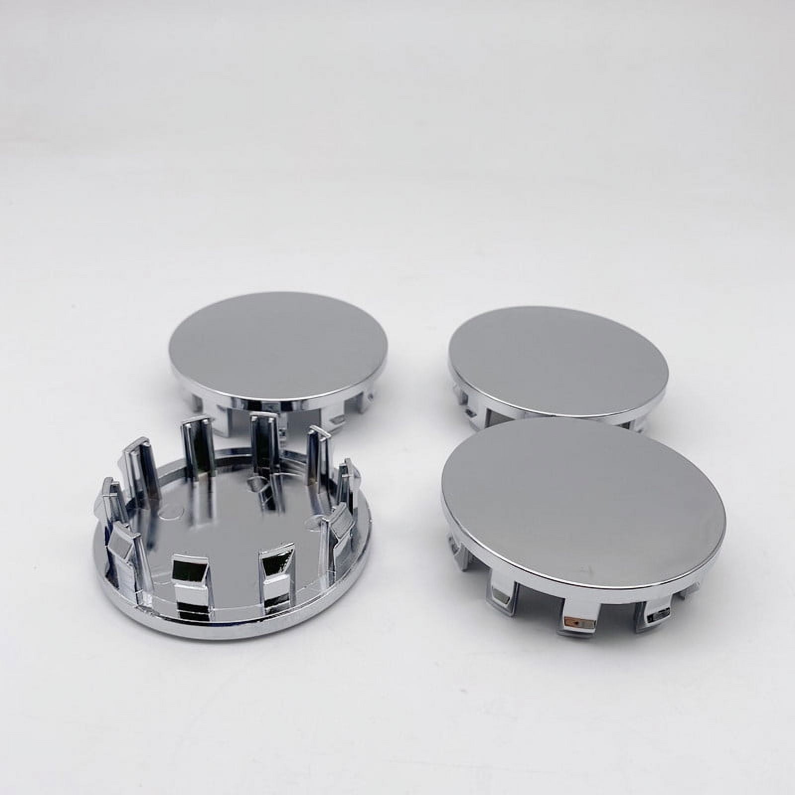 4PCS 63mm 2.5 Inch Chrome Plastic Car Hub Wheel Center Cap for Dodge ...