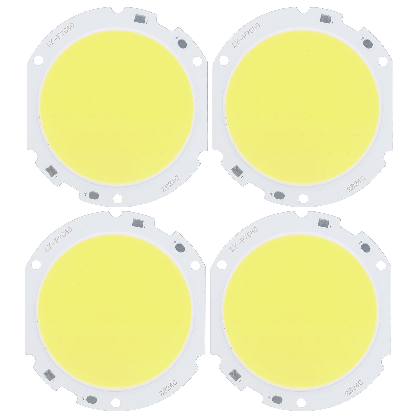 4PCS 75mm Round COB Lamp Bead High Power LED Chip 24W/72?82V for DIY ...