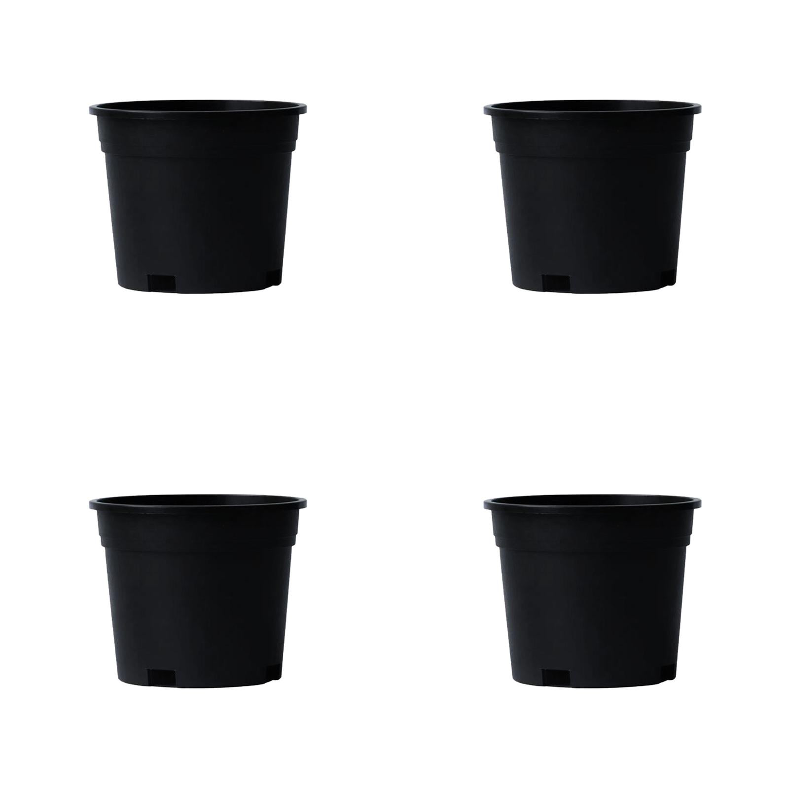 4PCS 7Gallon Flexible Seedling Pots Thick Nursery Containers with ...