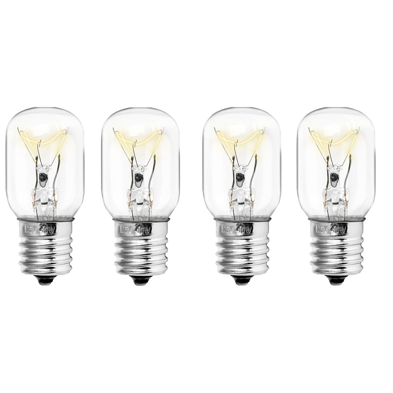 4PCS Whirlpool 8206232A Microwave Light Bulb, Kei 125V 40W, E17 ...