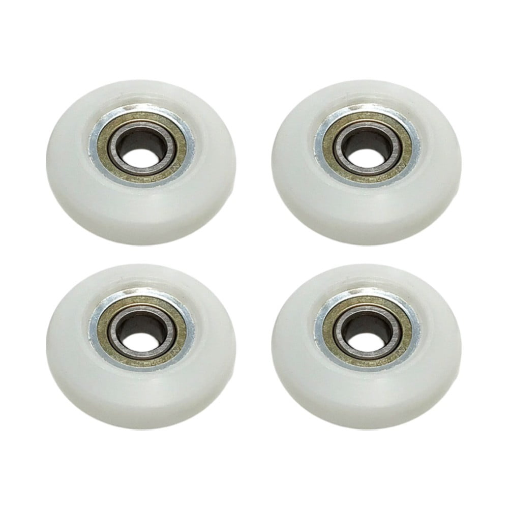 4PCS 8mm Bore 34mm Diameter Rowing Machine Seat Rollers 8x34mm Round ...
