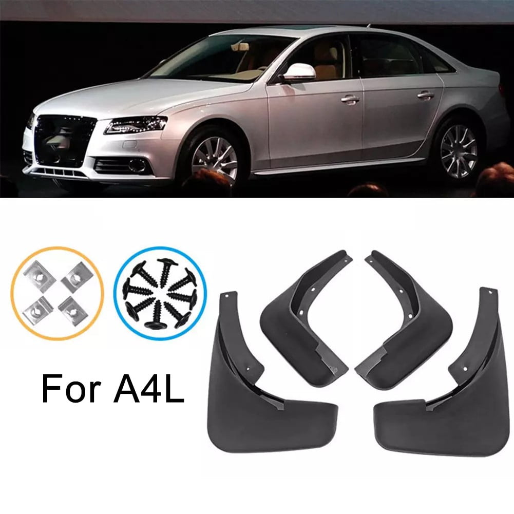 4Pcs Auto Quality Black Mud Flap Mudguard Fender Splash Guards for A4L ...