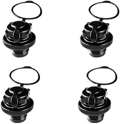 4PCS Air Mattress Cap Replacement,Boston Valve Adapter, Boston Valve ...