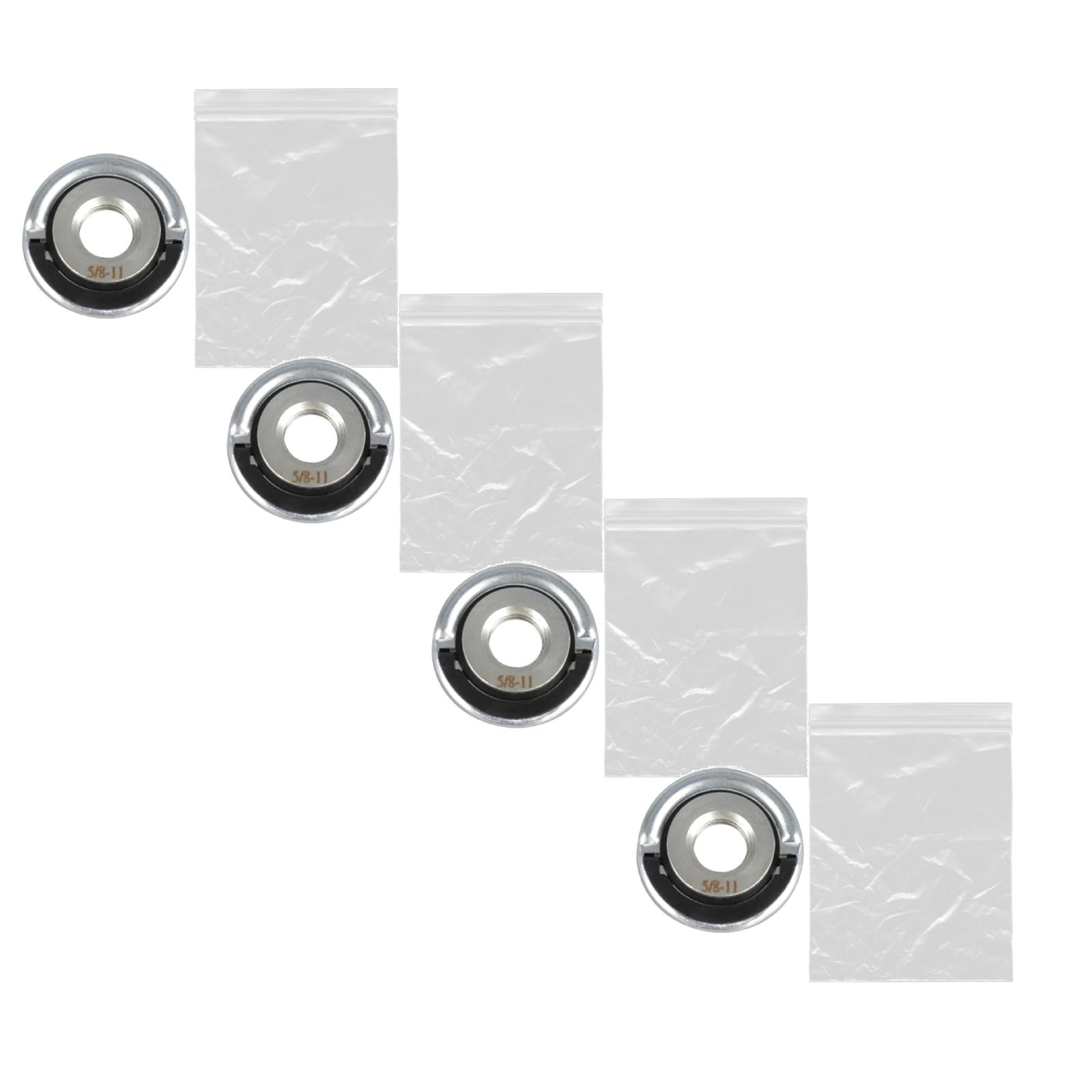 4PCS Angle Grinder Flange Disc 5/8-11 Threaded Flange Nut, Portable ...