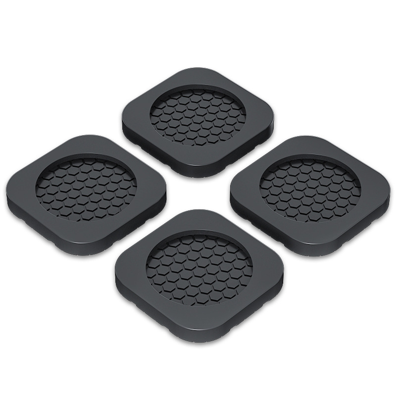 4PCS Anti Vibration Feet Pad Rubber Mat Anti Slip Silent Dampers Stand ...