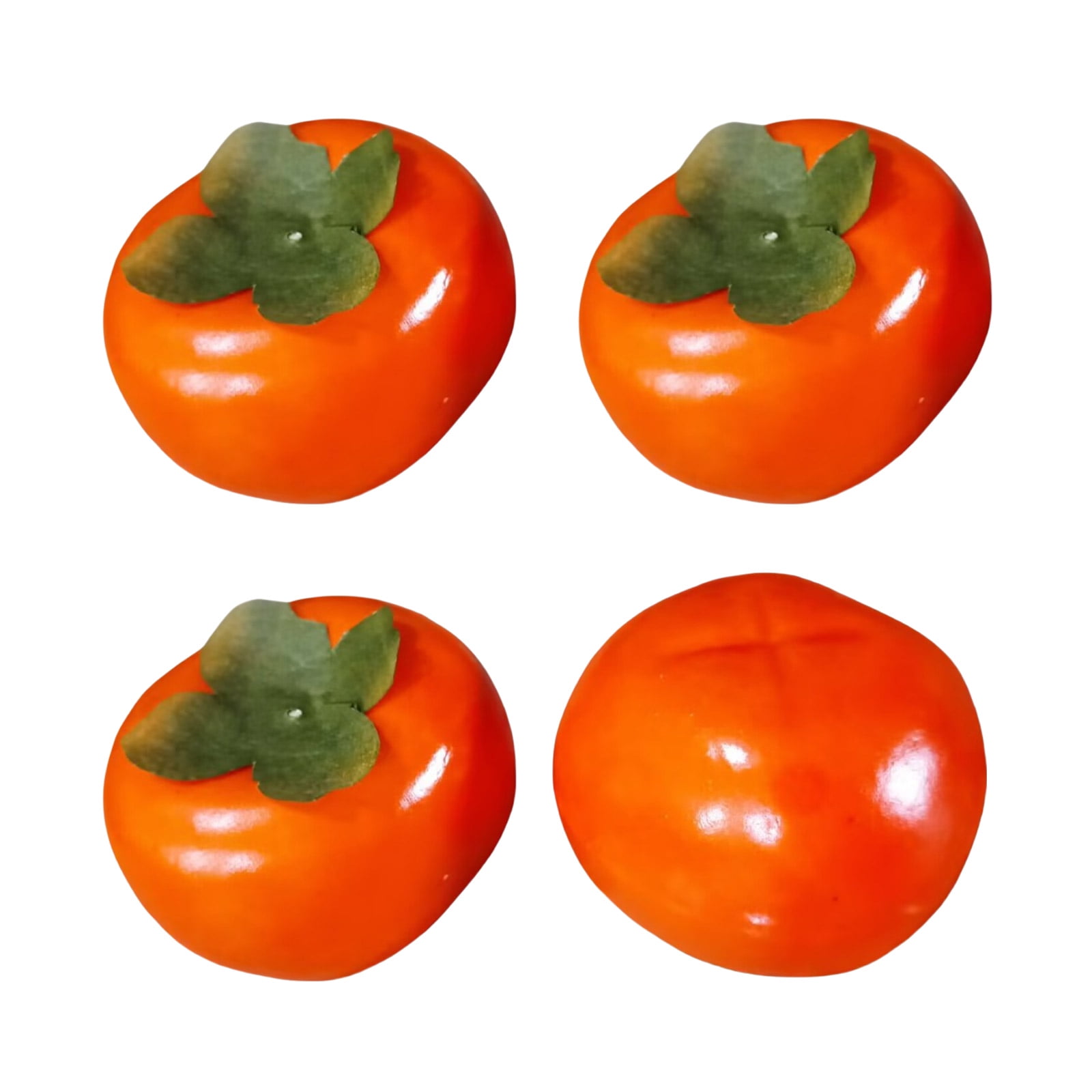 4PCS Artificial Persimmon Realistic Persimmon Simulation Persimmon ...